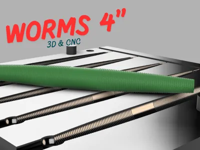 Worms type Senko 4" - Free 3D Print Model - MakerWorld
