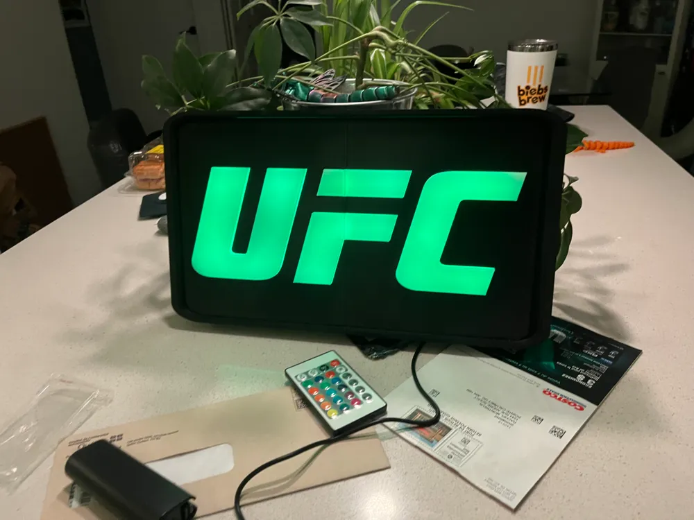 UFC-LED-lightbox by Tommy Gun - MakerWorld