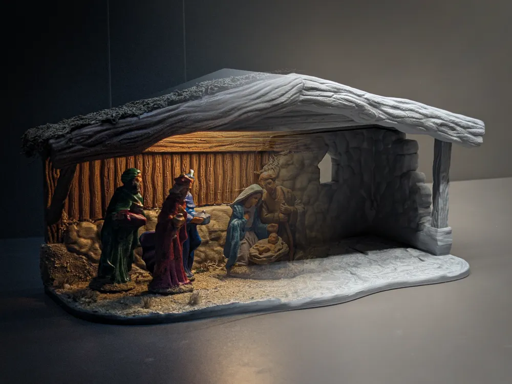 Build your own...Nativity Scene! Diorama Base Mesh by TomBarry ...