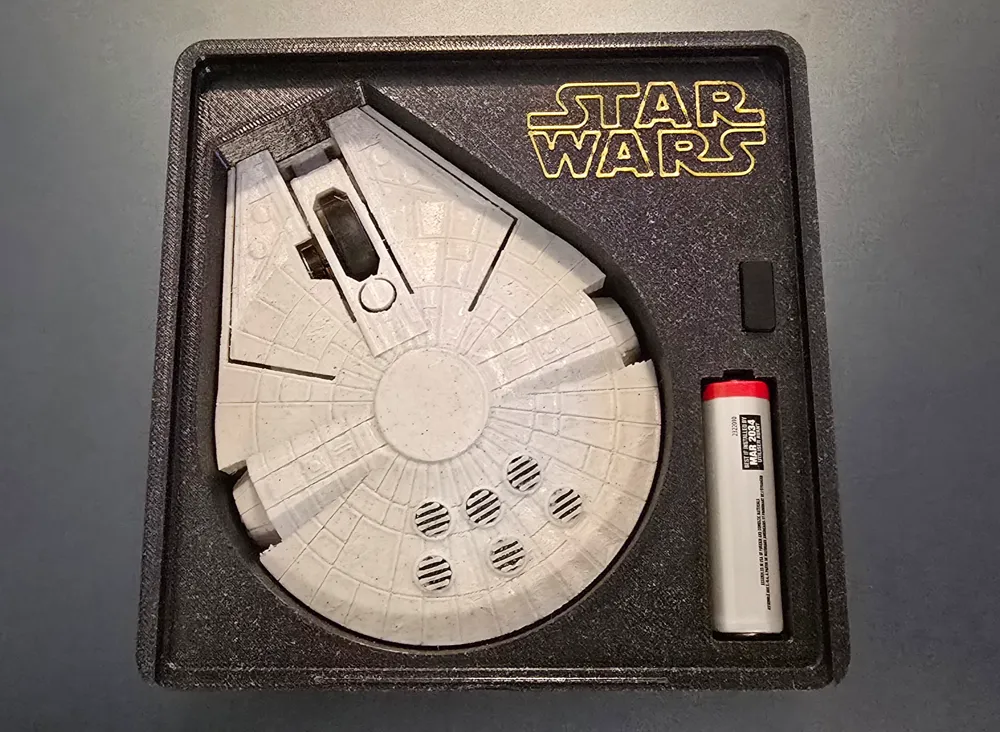 Millennium Falcon Wireless Mouse Case by danny6869 MakerWorld: Download ...