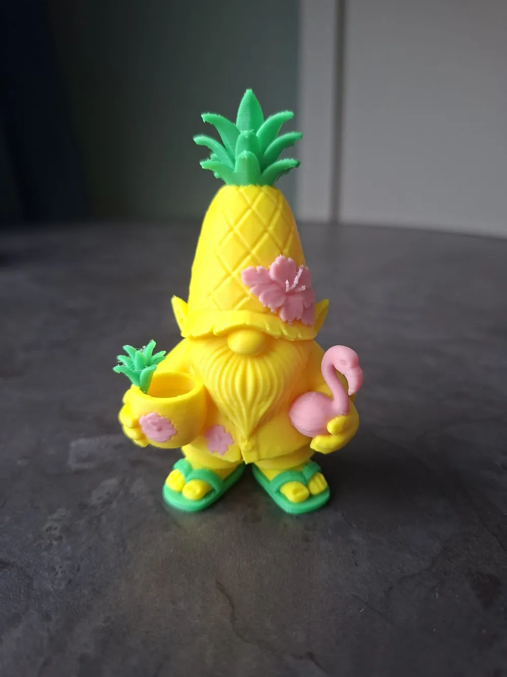 Tropical Pineapple Gnome – Summer Beach Decor - Free 3D Print Model ...