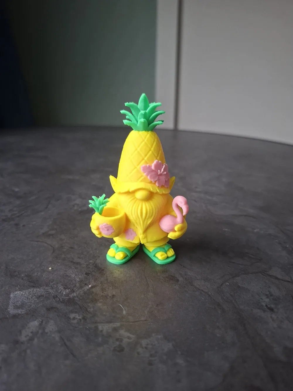 Tropical Pineapple Gnome – Summer Beach Decor - Free 3D Print Model ...