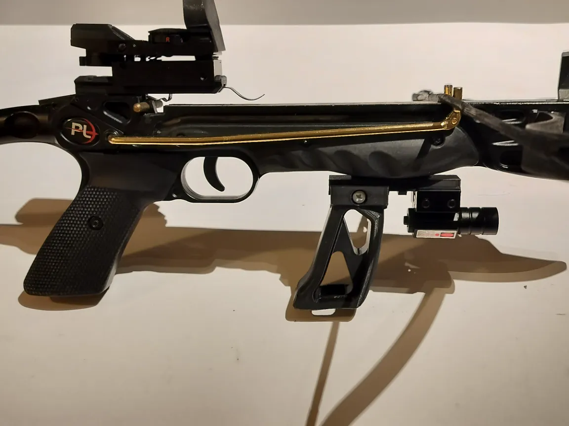 Pistol crossbow, Cobra MX80, Foregrip Modkit - Free 3D Print Model ...
