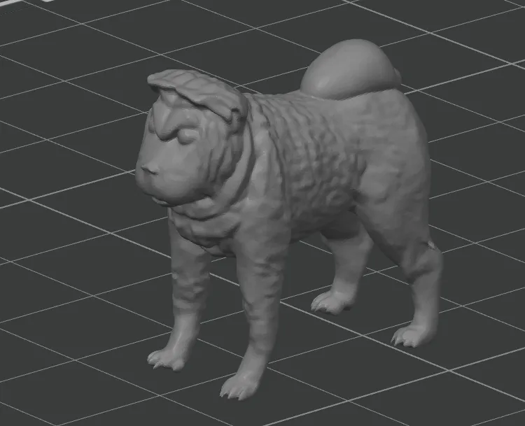 Shar Pei Dog by Mikehell - MakerWorld
