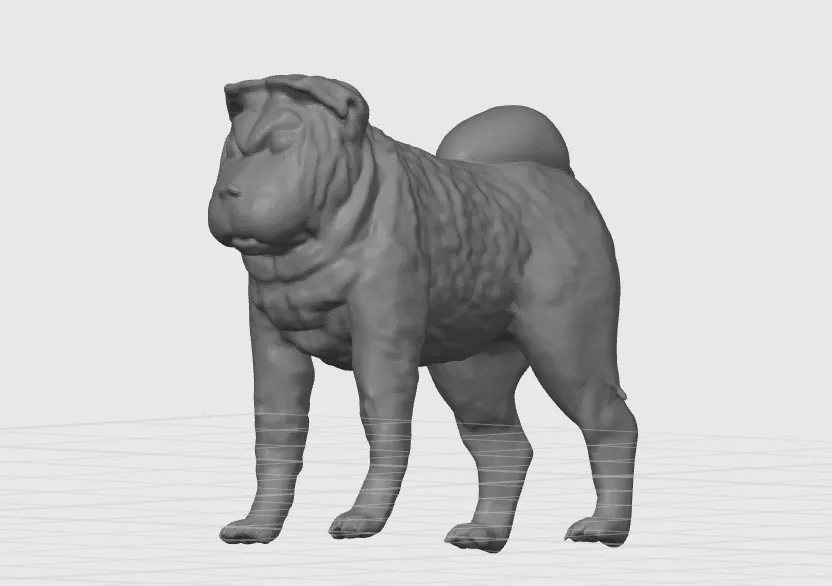 Shar Pei Dog by Mikehell - MakerWorld