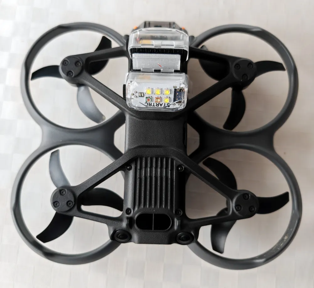 DJI Avata 2 Light Mount - Free 3D Print Model - MakerWorld