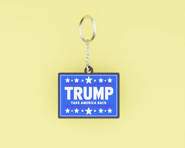 Trump Keychain by E3d Printing - MakerWorld