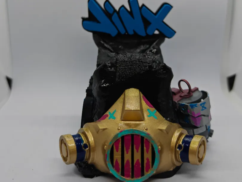 PS5/PS4/Xbox controller stand inspired by Jinx - Free 3D Print Model ...