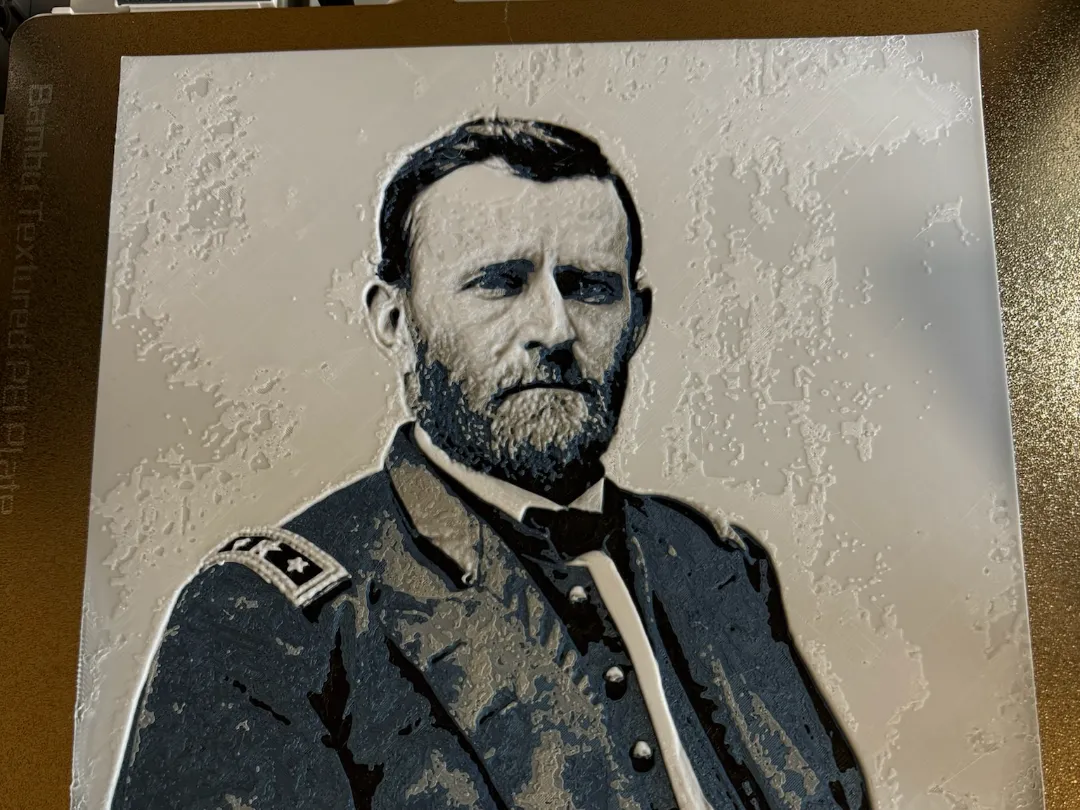 Ulysses S Grant HueForge - Free 3D Print Model - MakerWorld
