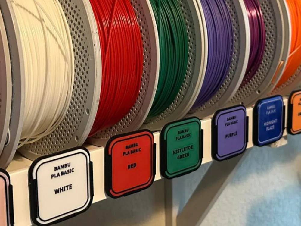 Swappable Spool Tag Holder by CosmicPhoenix - MakerWorld