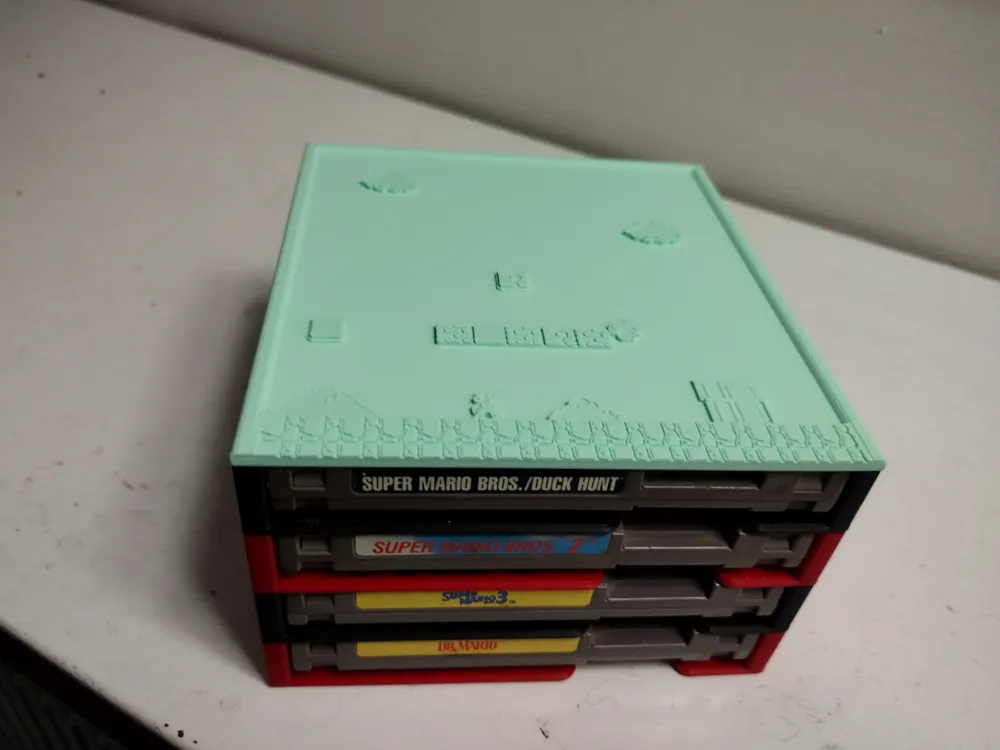 Modular NES Cartridge Storage by Clooby - MakerWorld