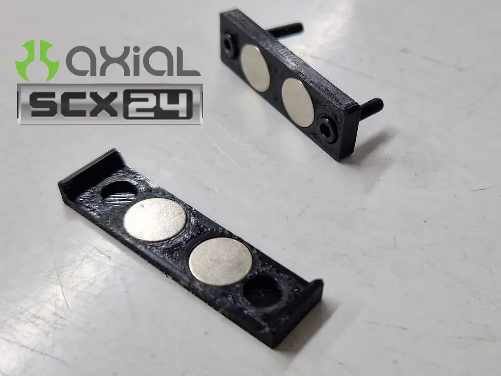 SCX24 magnet body mount - Free 3D Print Model - MakerWorld