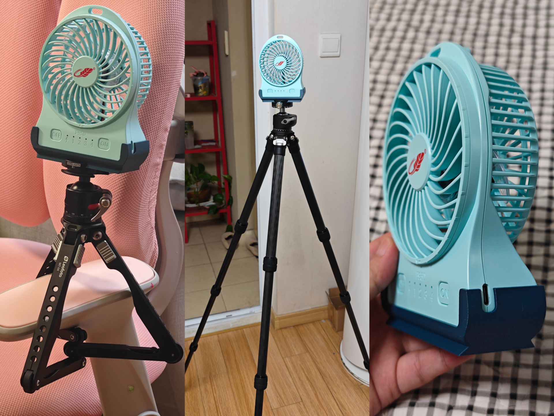 Compatible with Arca Swiss system, the Gongtian F95D fan base. No ...