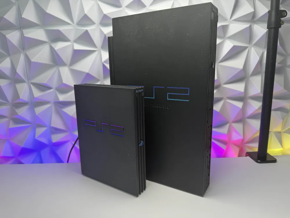 Playstation 2 Classic Mini PC PS2 Case/Shell by JP Alien Gaming MakerWorld: Download Free 3D Models