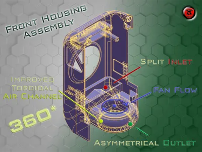 Air Stream Fusion MP Letter Front Housing Assembly by CopyKnight ...