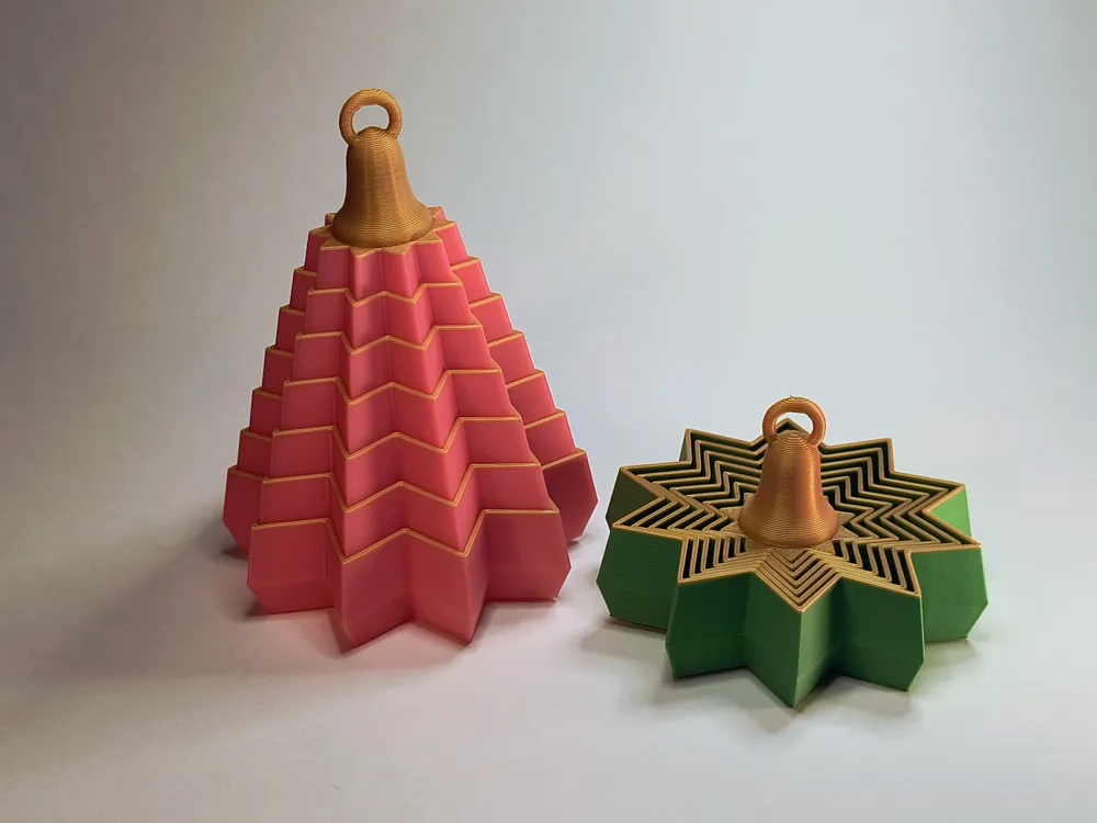 Pop Up Christmas Tree Fidget Ornament V2 (Mini) - Free 3D Print Model ...