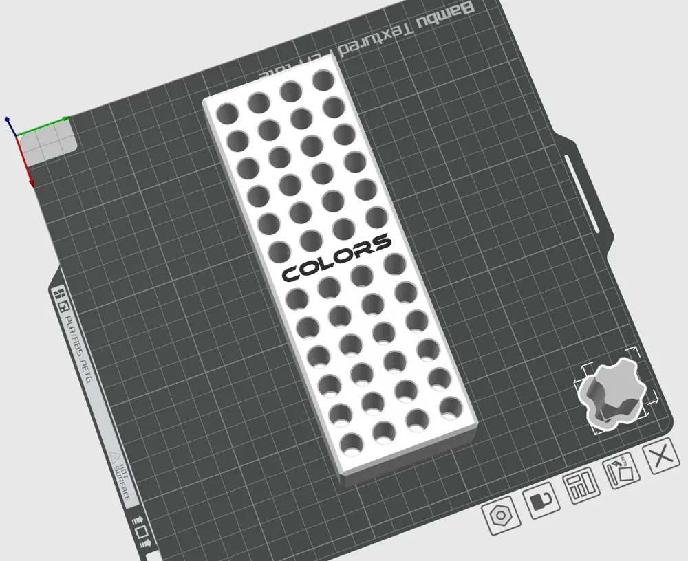 Soporte para 48 bolígrafos de colores - Modelo de impresión 3D gratuito ...