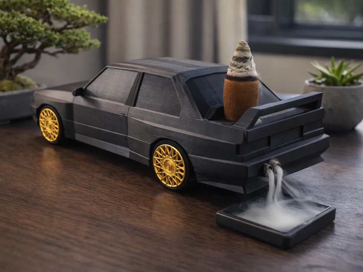 BMW M3 E30 Incense Burner - Free 3D Print Model - MakerWorld