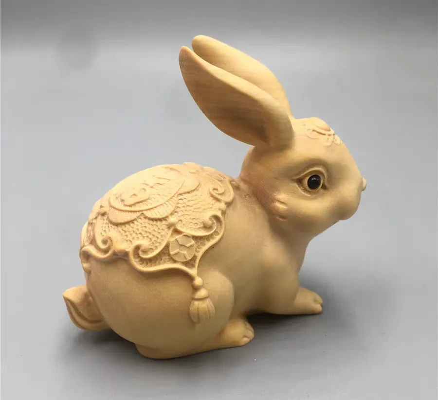 Delicate Jade Rabbit Figurine, Jade Rabbit Lamp Remixed by hild - MakerWorld