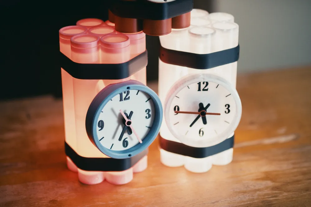 Dynamite Clock/Lamp by Josh-3D MakerWorld: Download Free 3D Models