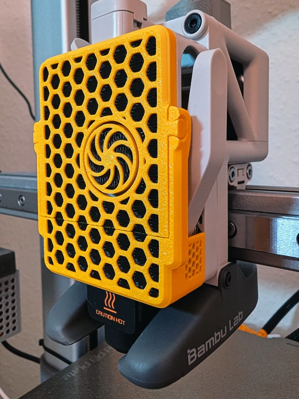 A1/A1 Mini Extruder Cover with Hotend Flap and Wheel Remixed by ...