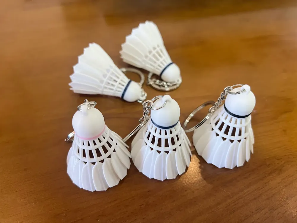 Badminton Keychain - 5.5cm Mini Version by user_1139639693 MakerWorld ...