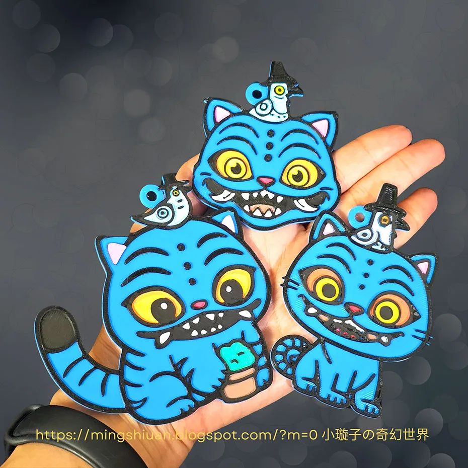 KPop Demon Hunters-Derpy and Sussy keychain by mingshiuan99 MakerWorld ...