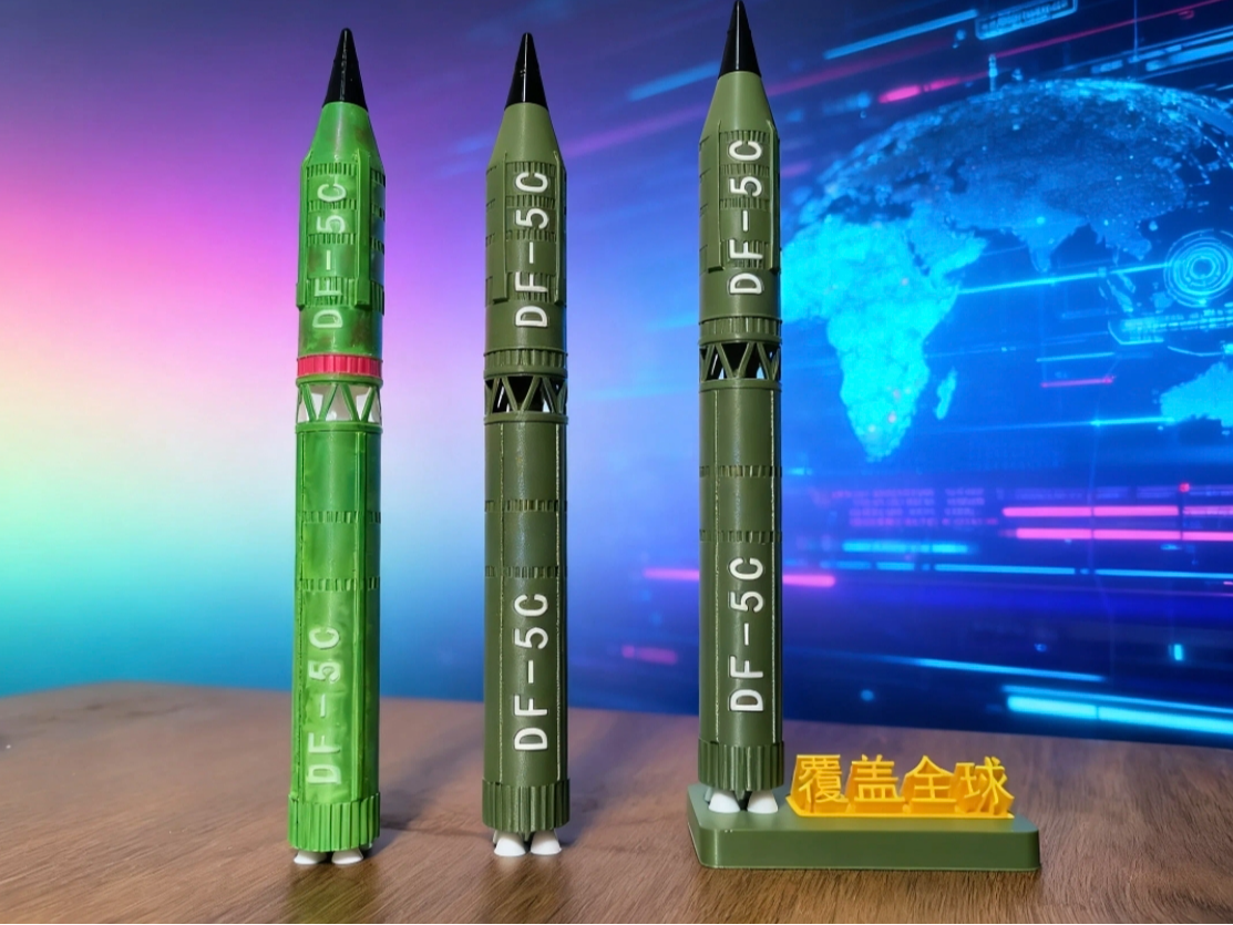 东风5C战略核导弹覆盖全球版(DF-5C) 来自 瑞哥DIY_EN MakerWorld：免费下载 3D 模型