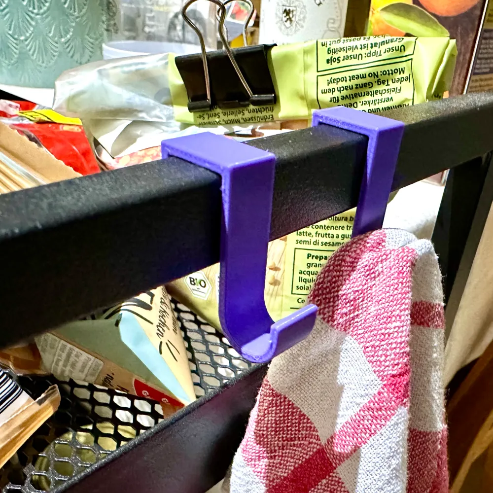 IKEA Nissafors trolley hook by terabyte - MakerWorld