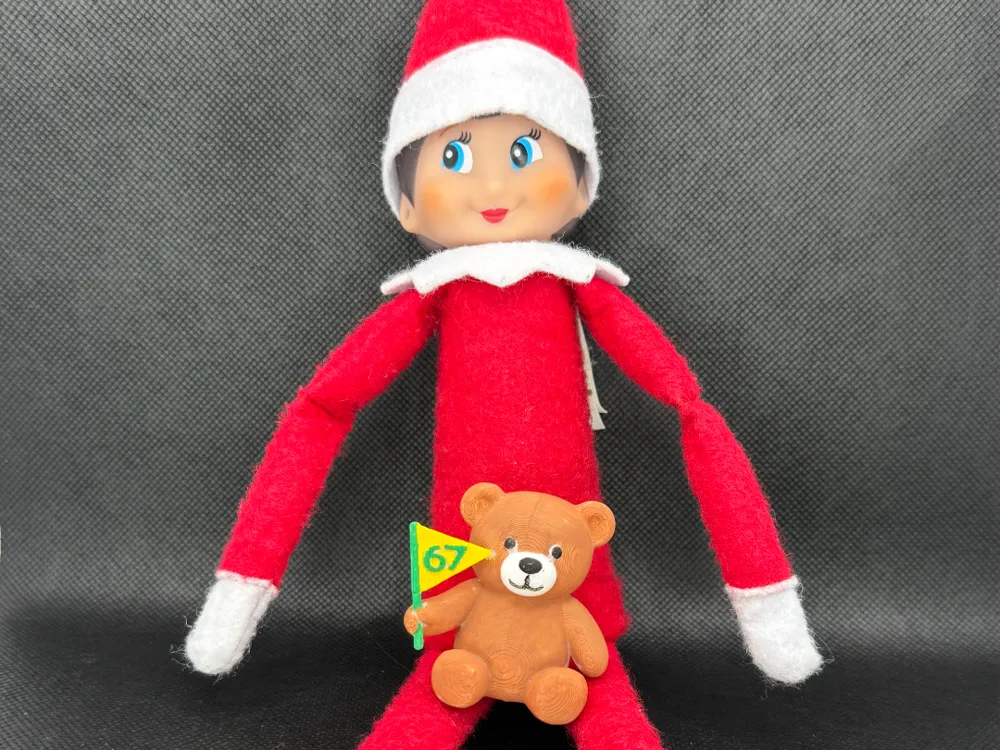 67 Teddy Bear – Cute Sitting Bear With Flag by Sparky_theburnout ...