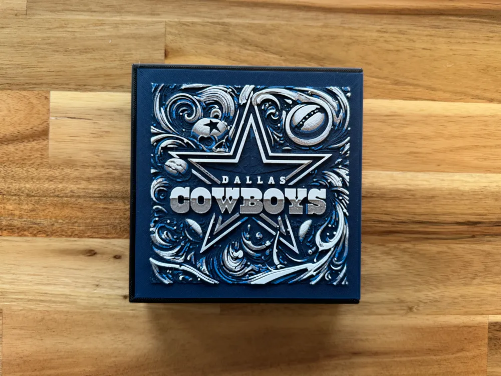 Dallas Cowboys - Puzzle & Lid by Canadian Gamer - MakerWorld
