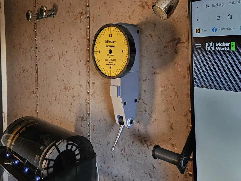 Mitutoyo Mechanical lever comparator Wall Clock by Badakgil - MakerWorld