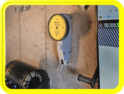 Mitutoyo Mechanical lever comparator Wall Clock by Badakgil - MakerWorld