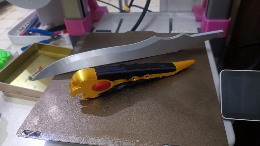 Dague en acier valyrien 瓦雷利亚匕首 - Modèle d'Impression 3D Gratuit ...