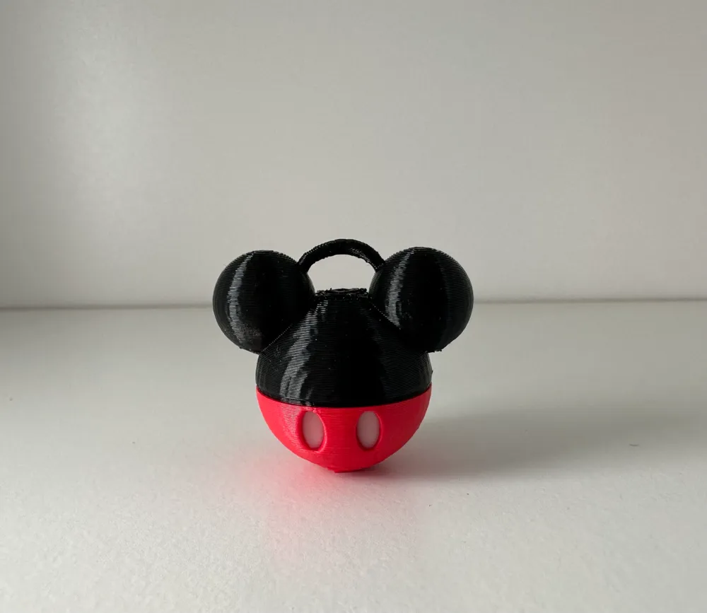 3D Mickey Keychain Zipper Pull by stevesDesigns - MakerWorld