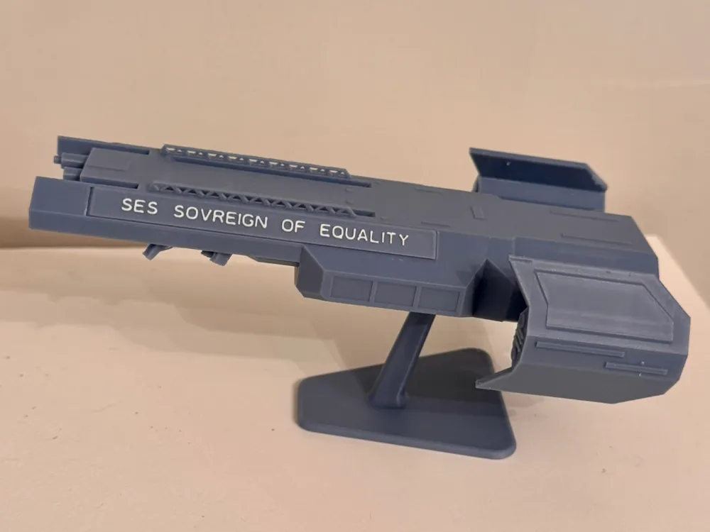 Miniature Helldivers 2 Super Destroyer by Impact 3D MakerWorld ...