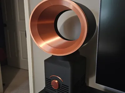 Bladeless Fan 140mm Remixed by jtumi13 MakerWorld: Download Free 3D Models