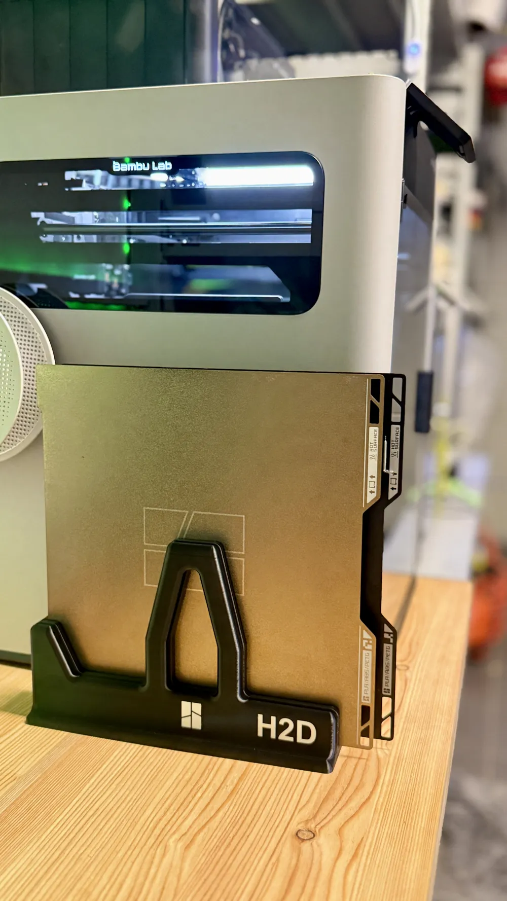 H2D, H2C, H2S Plate Holder - Free 3D Print Model - MakerWorld