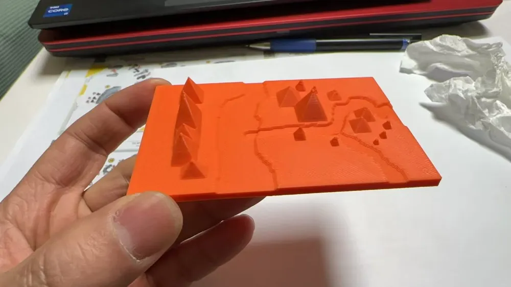 Elementary school science model, mountains, rivers and lakes by 蚂蚁魔卡 ...