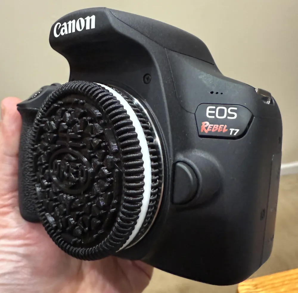Canon EOS EF Body Cap Oreo Version by CYBR3D MakerWorld: Download Free ...
