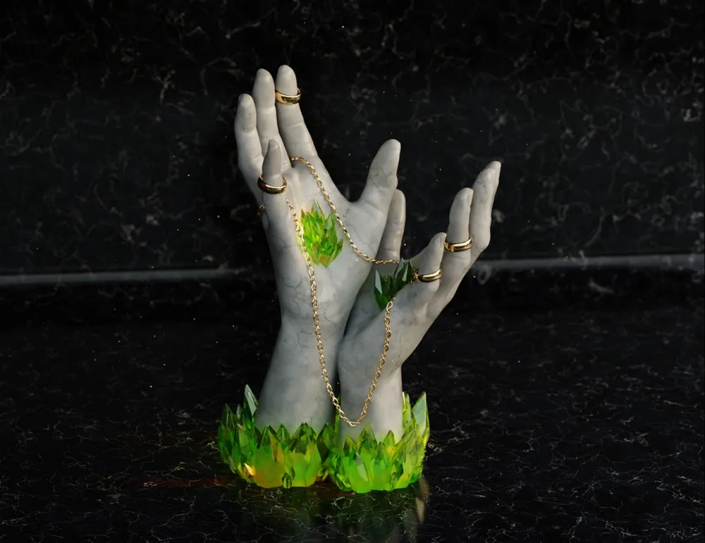 Jewelry Hands Holder by uni3Dworld MakerWorld: Download Free 3D Models