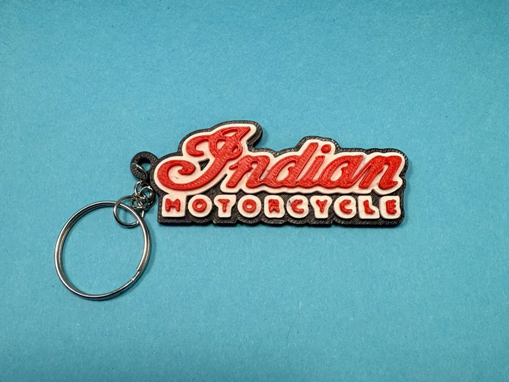 Indian Motorcycle Keychain - Free 3D Print Model - MakerWorld