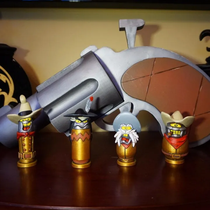 Who Framed Roger Rabbit Bullets Toon Gun With Bullets STL Files Who