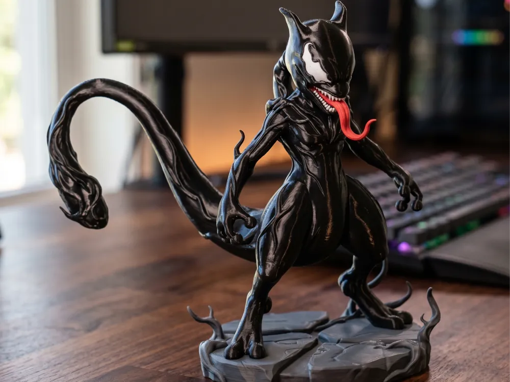 Venomized Mewtwo - Free 3D Print Model - MakerWorld