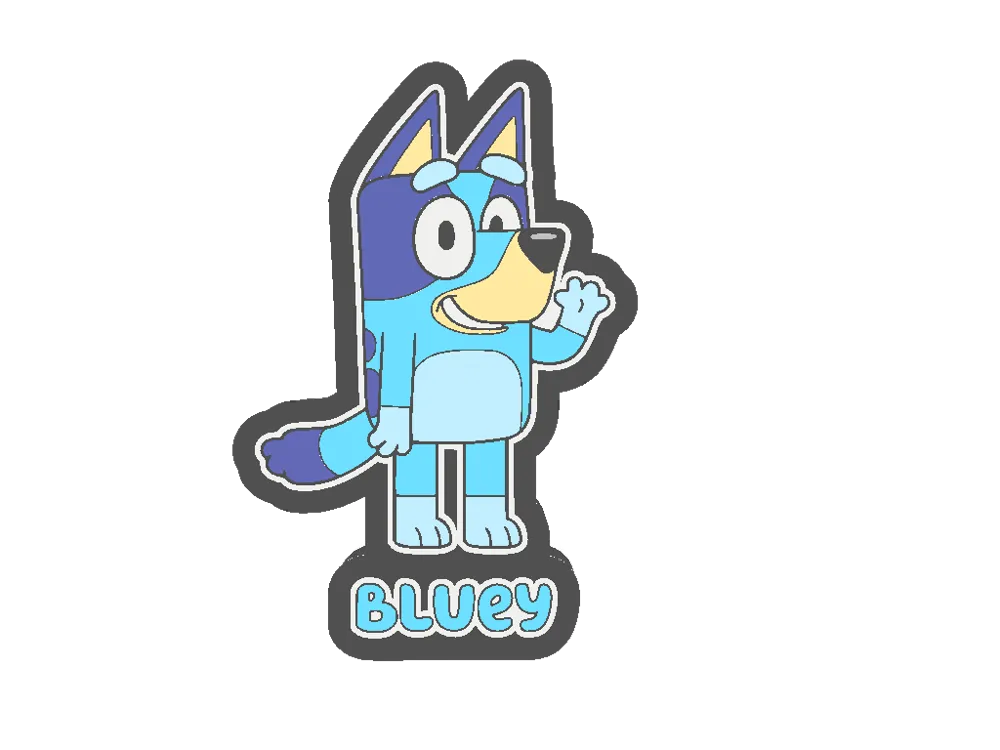 Bluey Lightbox by RicardoRodrigues - MakerWorld