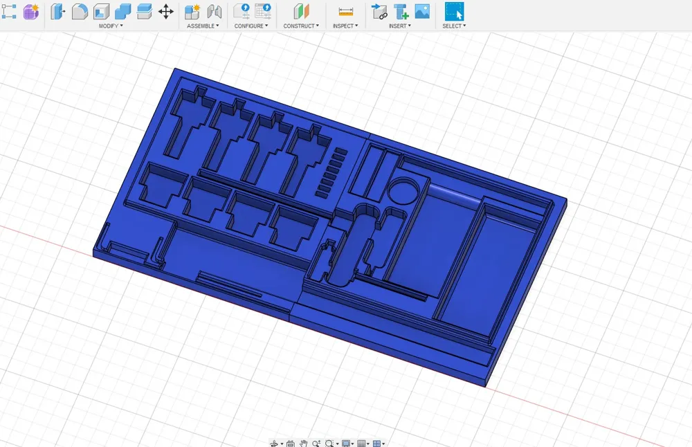 Kobalt mini toolbox insert for A1 & A1 mini parts by GFPIYA MakerWorld ...