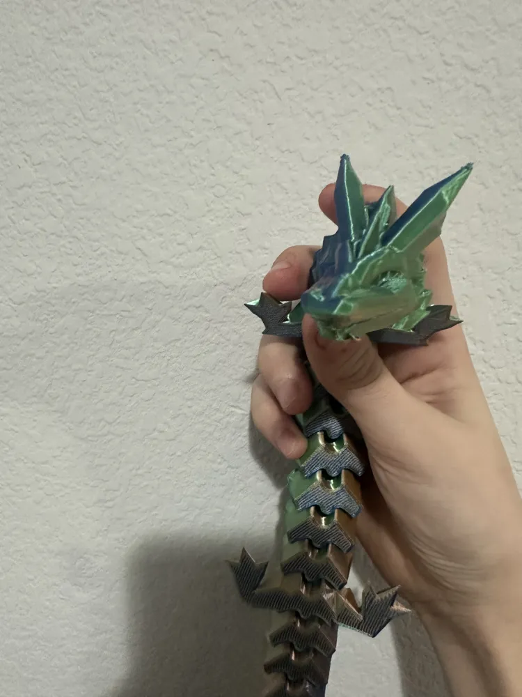 Articulated Spike Dragon Free To Sell (read desc) - Free 3D Print Model ...