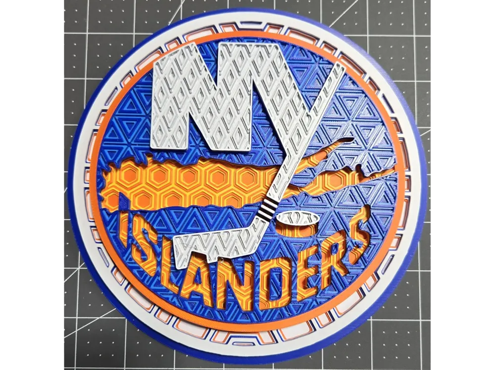 New York Islanders Dimensional Mosaic by Richie Rich Richie Rich ...