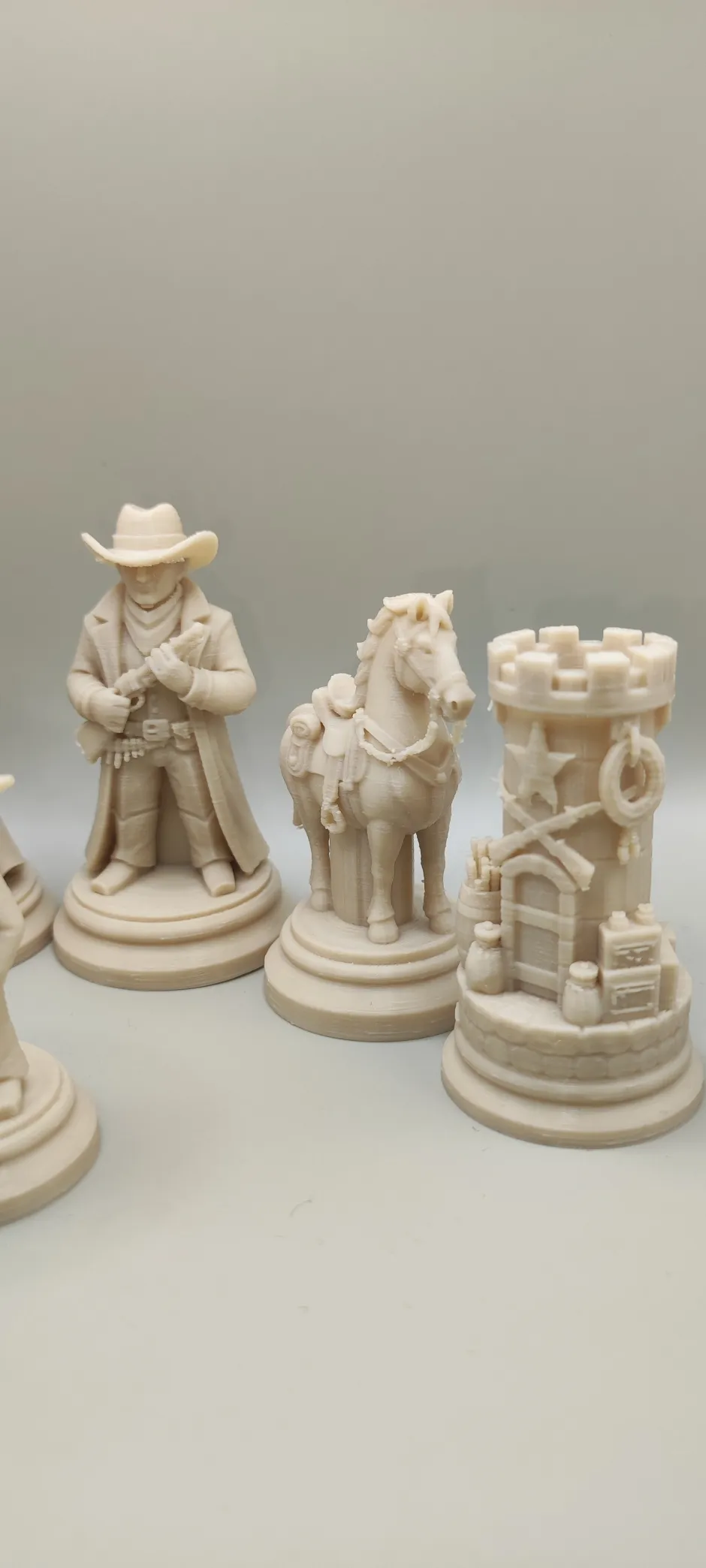 Legends of the Wild West Chess Set - Free 3D Print Model - MakerWorld