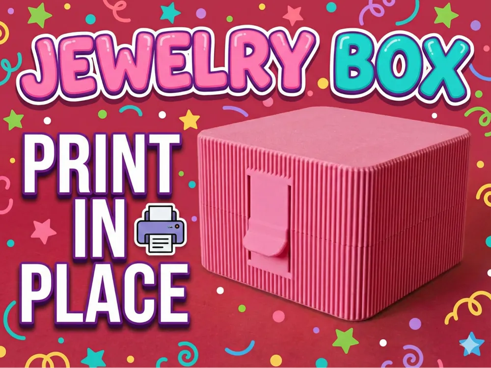 PRINT IN PLACE JEWELRY STORAGE BOX - Free 3D Print Model - MakerWorld